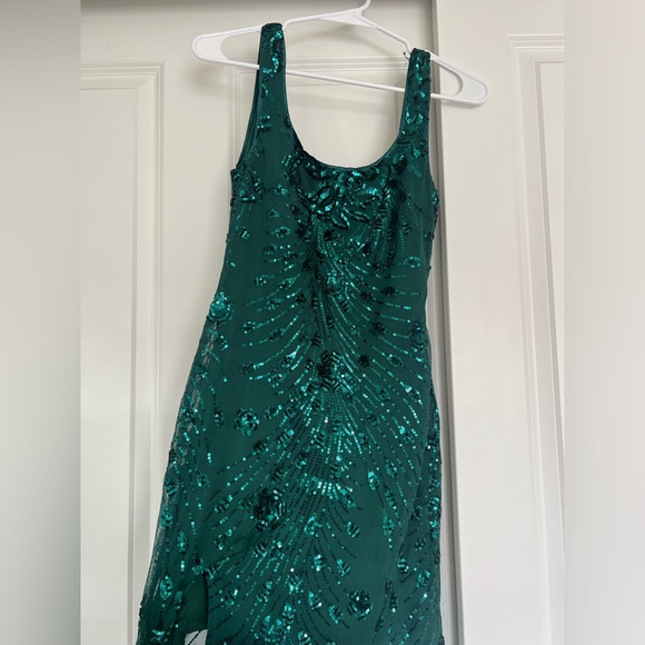 Micas | Dresses | Micas Sequence Green Dress | Poshmark